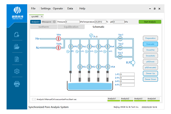 比表面积及孔径分析仪JW-TB系列 - 北京精微高博仪器有限公司